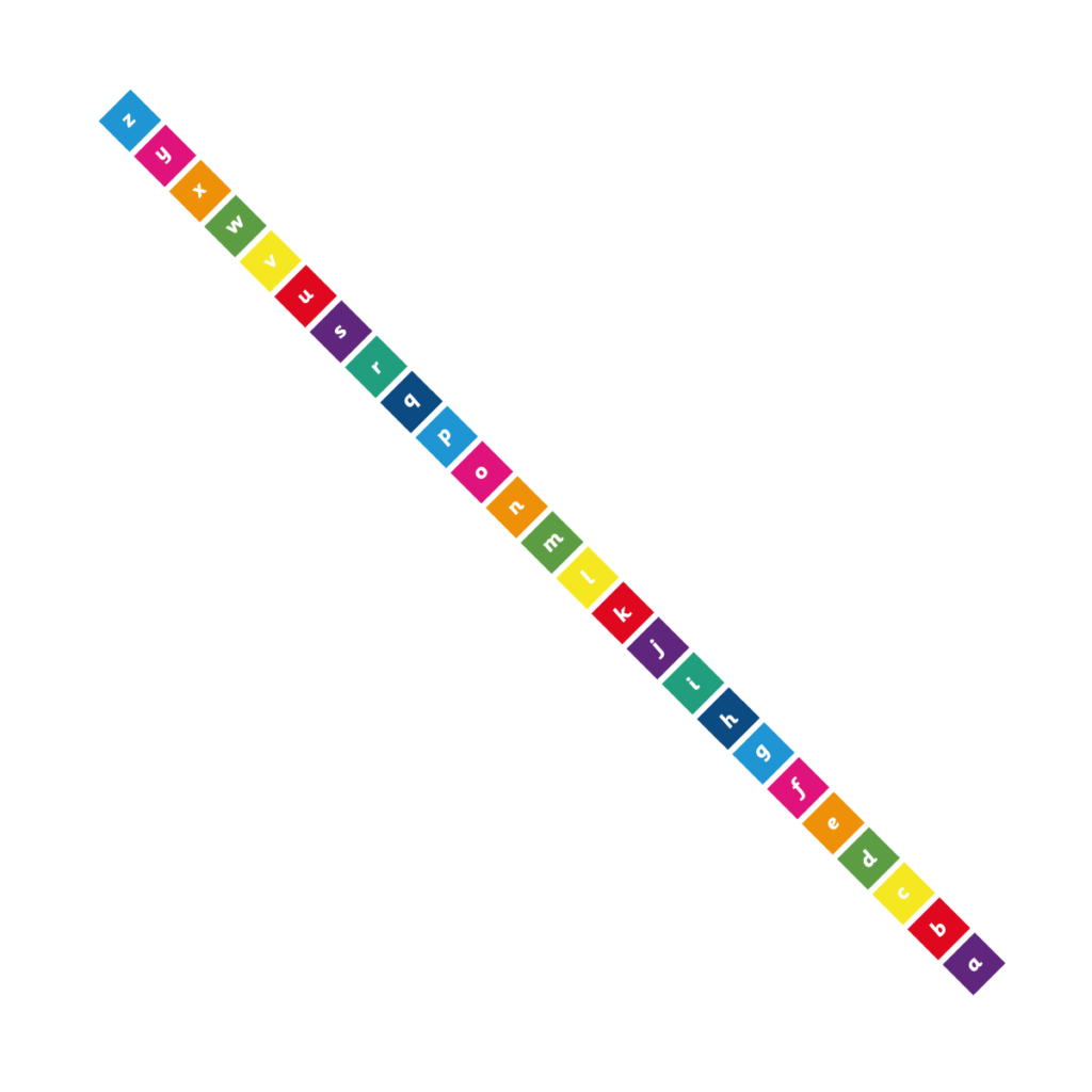 Alphabet Ladder Solid Playground Marking - Direct to Trade Alphabet Ladder Solid Playground Marking - Direct to Trade